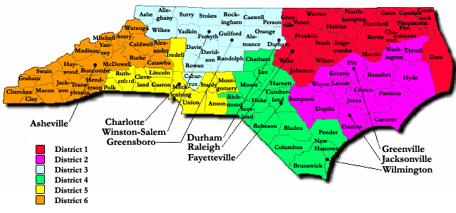 Districts | NCCCLA