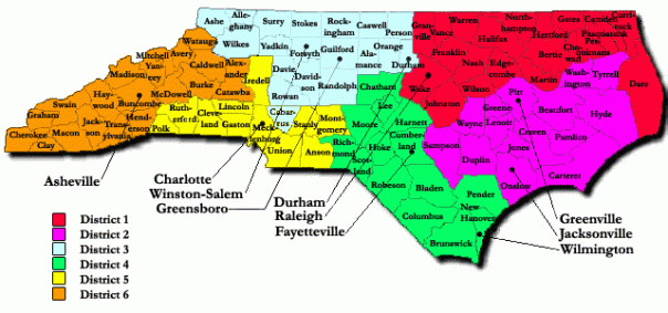Districts | NCCCLA